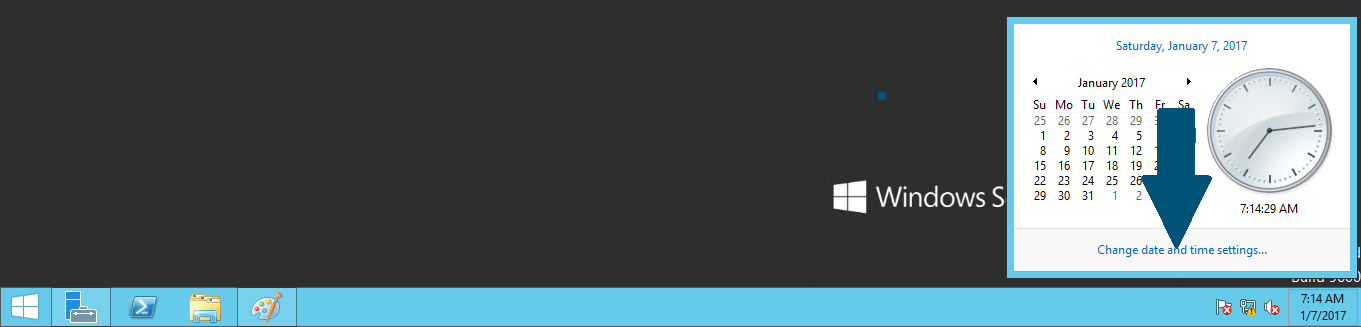 How To Change Date And Time In Windows Server 2012 R2