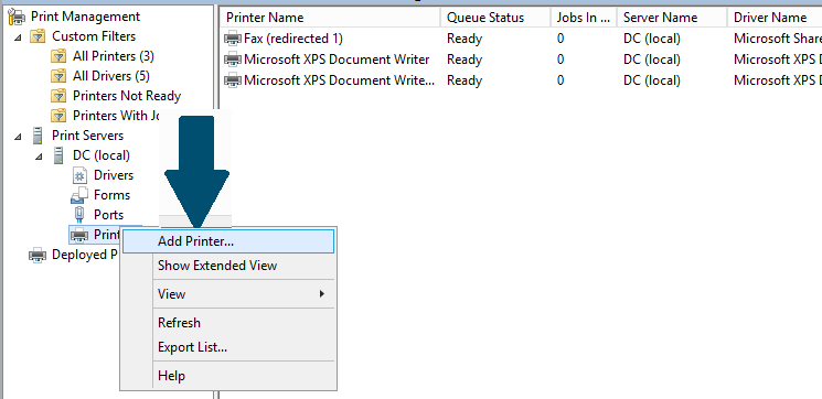 How To Install And Configure A Print Server In Windows Server 2012 R2