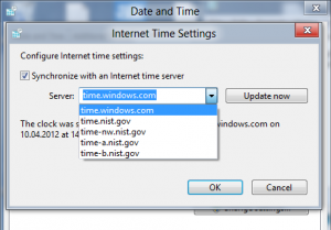 Correct wrong system time in Windows 8