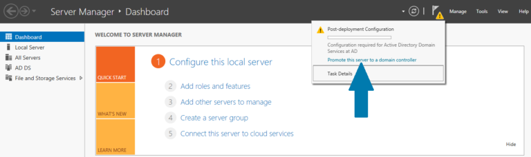 How to Configure Active Directory on Windows Server 2012 R2