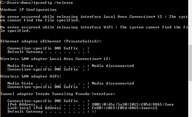 How To Release And Renew A DHCP Lease In Windows