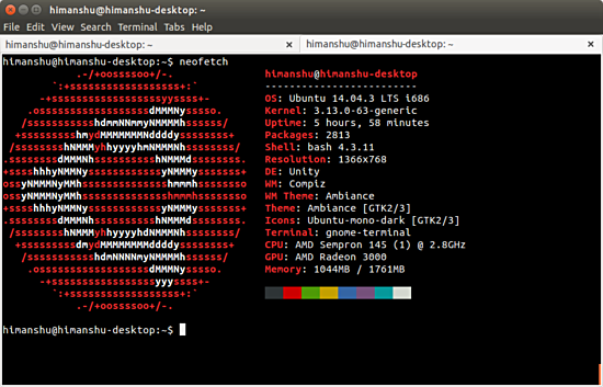 Use Neofetch To Display Linux Ubuntu System Information In Use Neofetch To Display Linux Ubuntu System Information In
