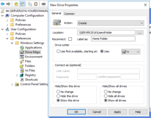 How to Map a Shared Folder to Network Drive Using Group Policy in Windows