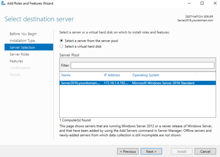 How To Configure Windows Server Backup On Windows Server 2016