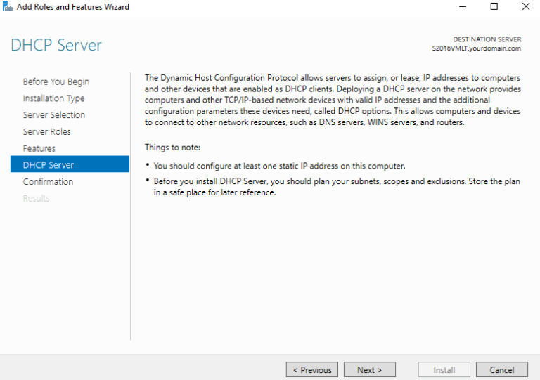 How To Configure Dhcp On Windows Server 2016
