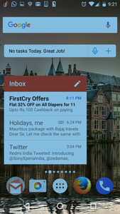 How to quickly access your Gmail Inbox from your Android phone's home ...
