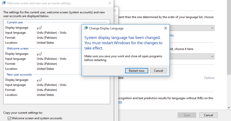 How to Change System Language in Windows 10