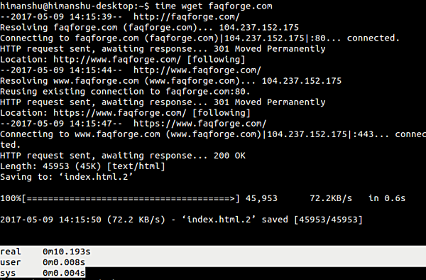How To Determine Execution Time Of A Command In Linux 