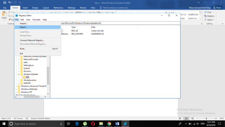 How to Create and Edit a Windows 10 Registry File