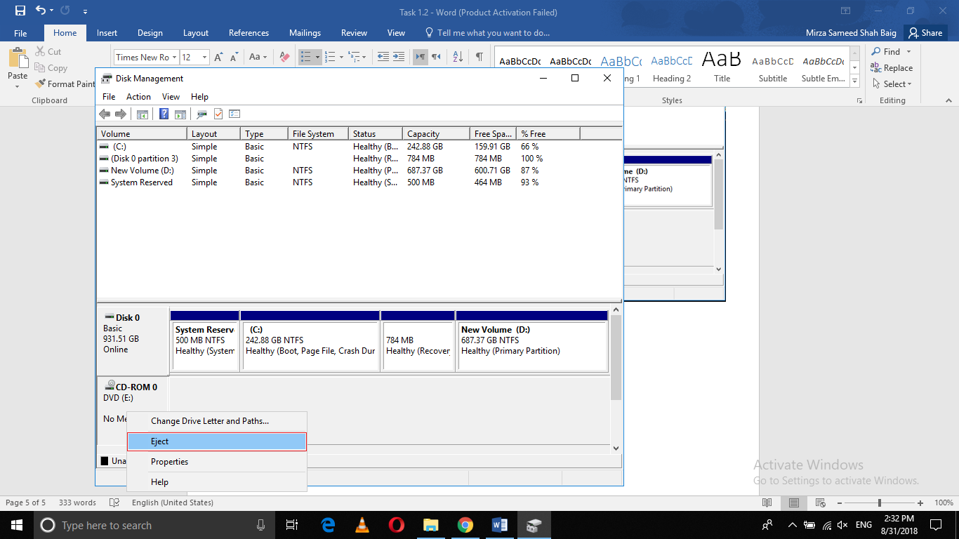 How to Eject the DVD Tray Using Windows 10
