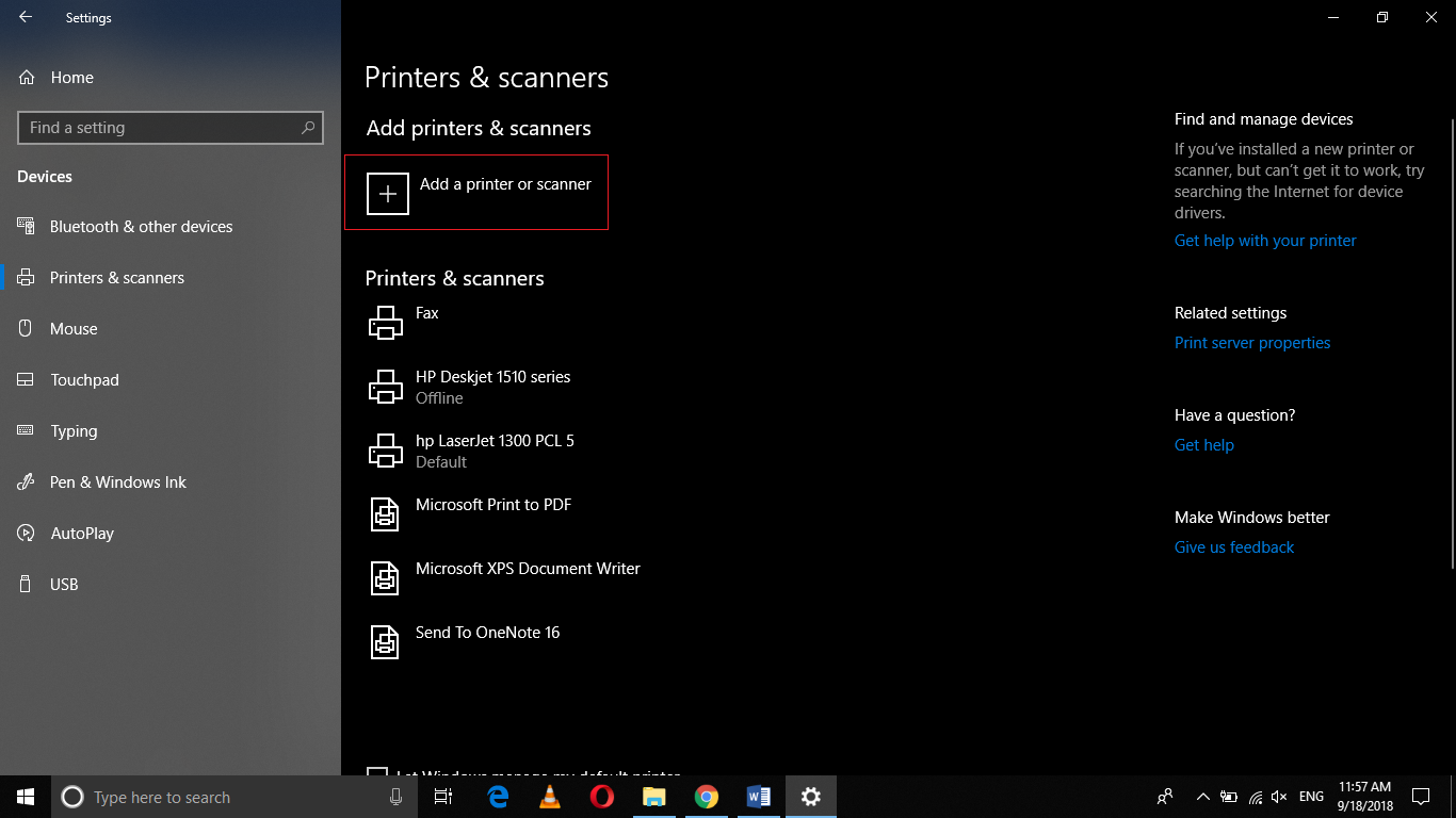 How to Manage a Printer in Windows 10