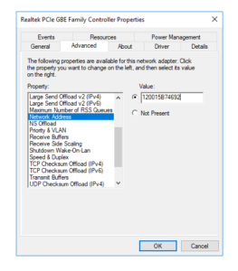 Why and How to Change the MAC Address of a Machine in Windows 10