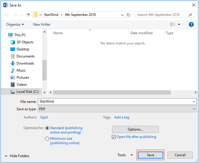How To Create A PDF File In Windows 10