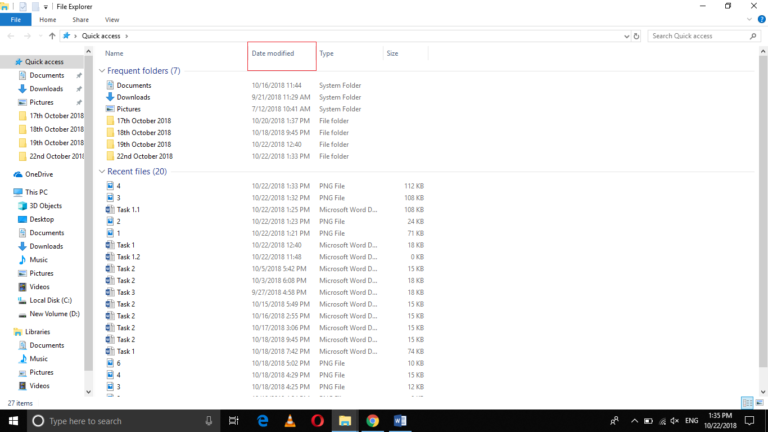 How to Easily Find Modified Files in Windows 10