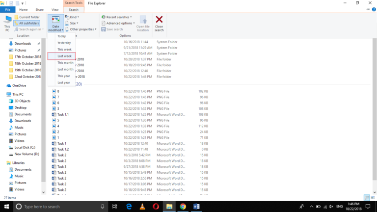 How to Easily Find Modified Files in Windows 10