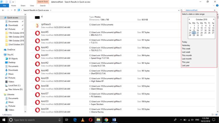 How to Easily Find Modified Files in Windows 10