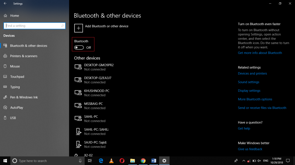 Step By Step How To Turn On Bluetooth On Windows 10