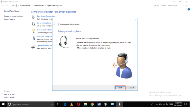 How to Setup and Test a Microphone on your Windows 10 PC