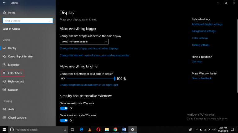How to Disable or Enable Grayscale Mode in Windows 10