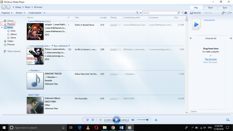 How to Transfer a Windows Media Player Playlist to a Different Computer