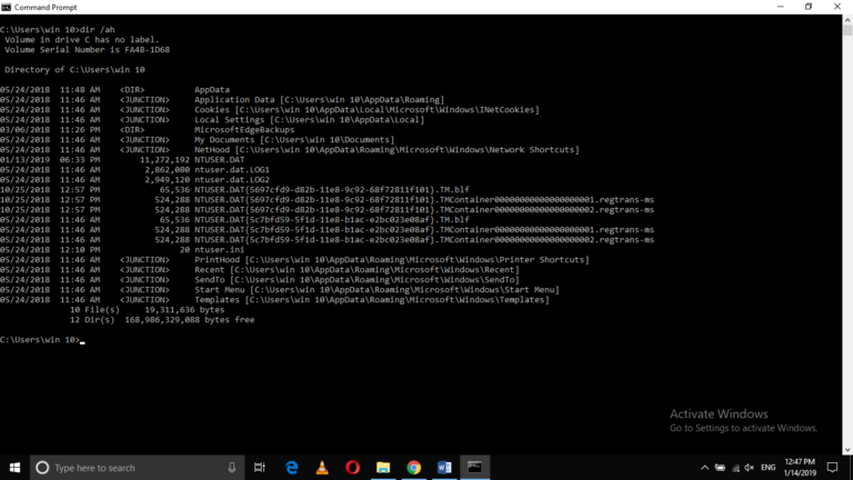 How to Use the Dir Command in Windows 10