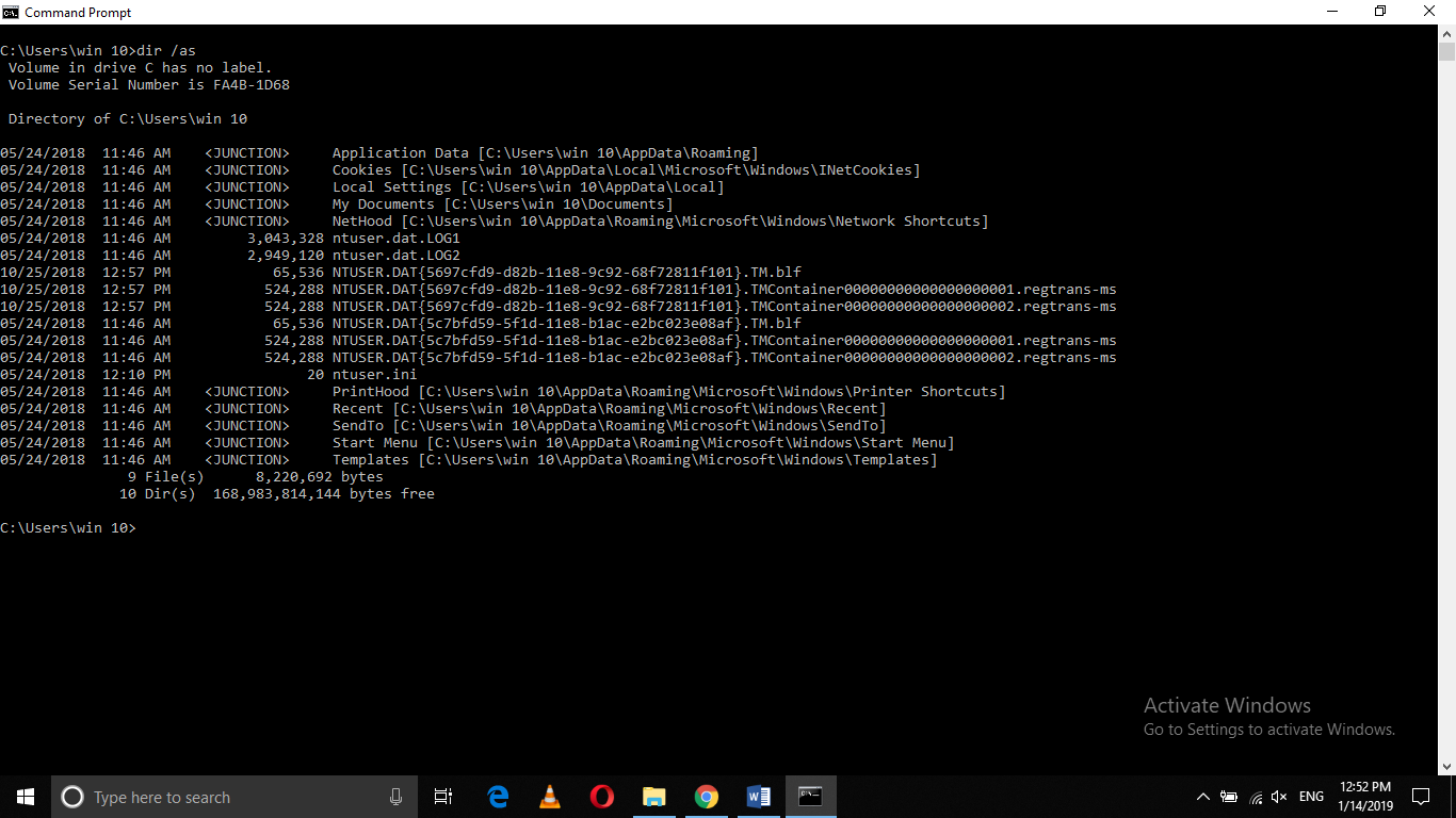How to Use the Dir Command in Windows 10