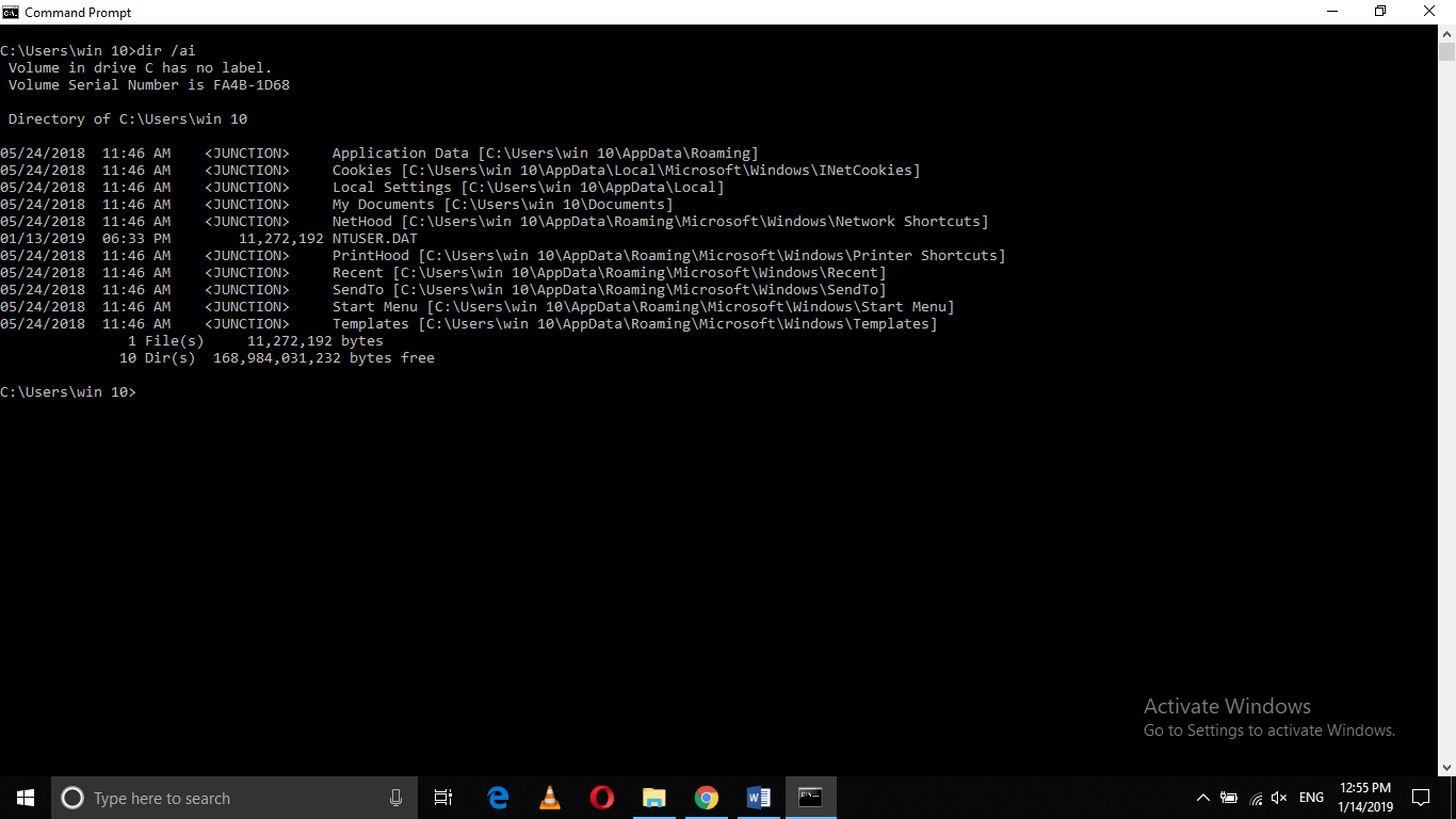 How To Use The Dir Command In Windows 10 9558