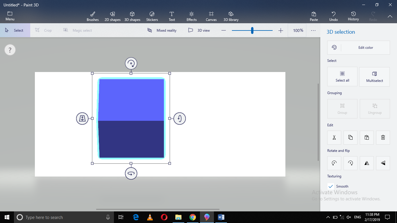 How to Rotate and Resize the Objects in Paint 3D