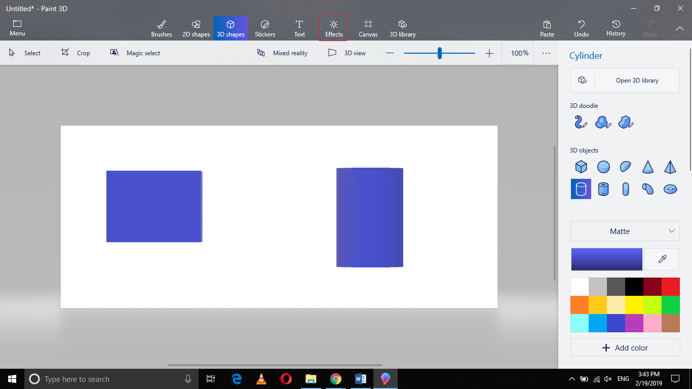 How to Adjust Lighting Effects in Paint 3D in Windows 10