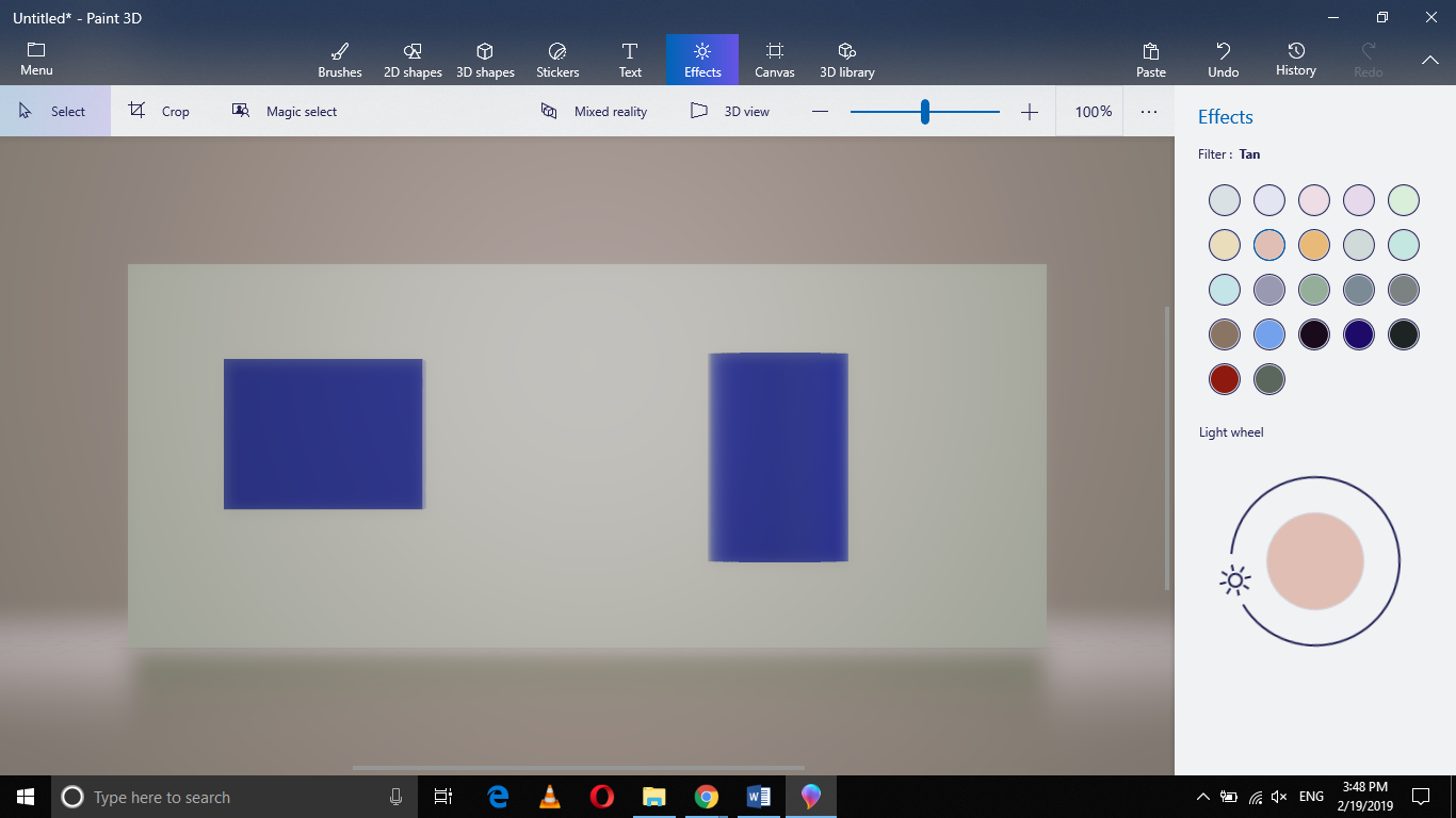 How to Adjust Lighting Effects in Paint 3D in Windows 10