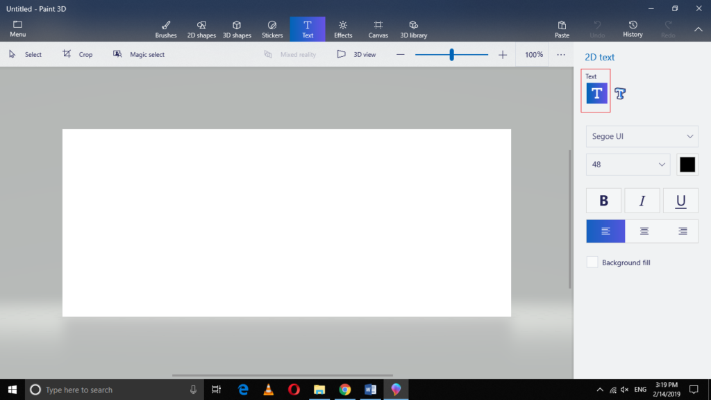 How To Create Text In Paint 3D 
