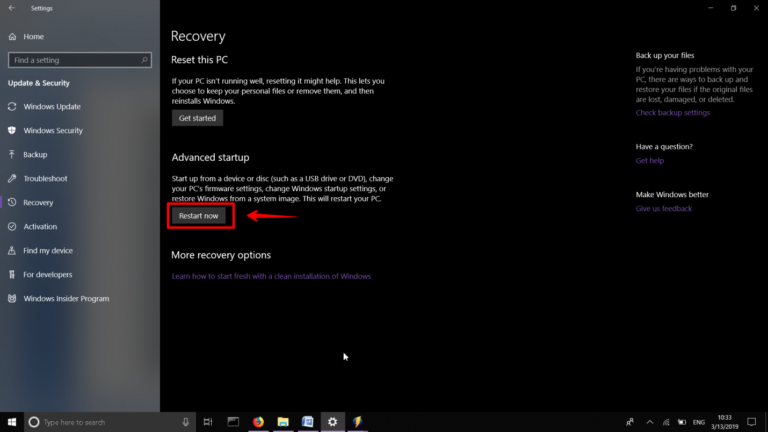 5 Ways to Get to the Windows 10 Advanced Startup Options Menu