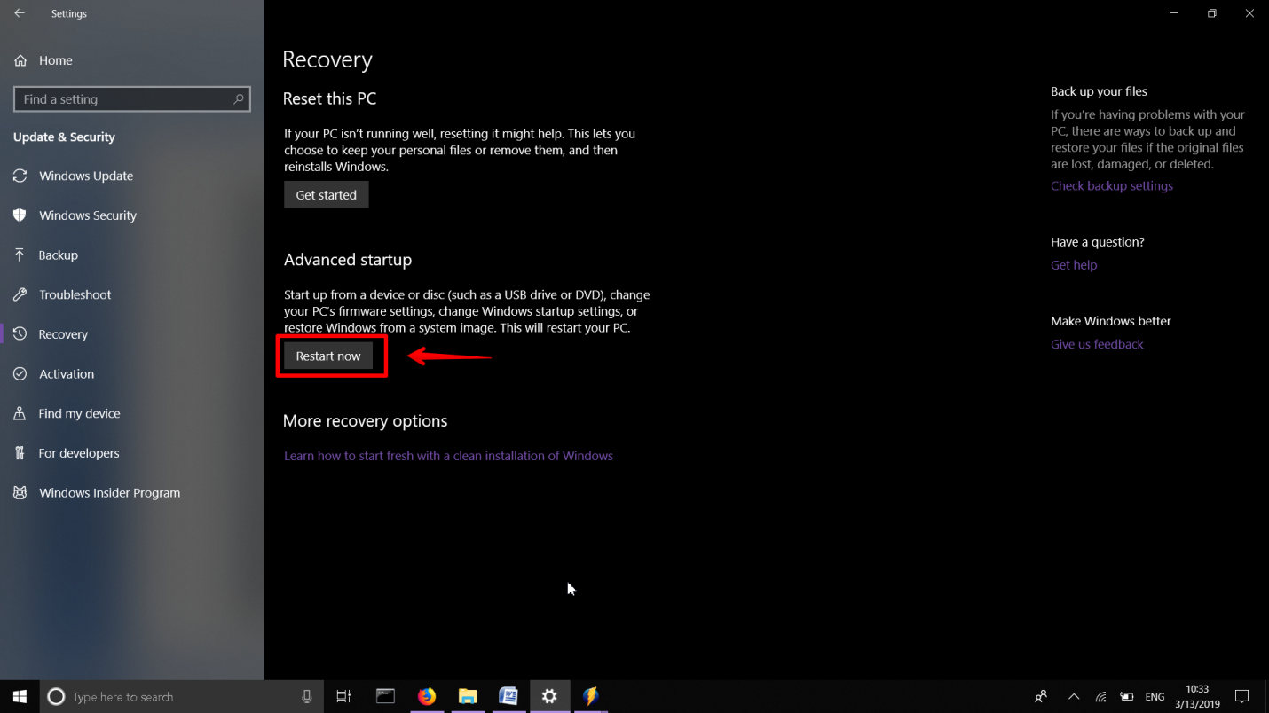 5 Ways to Get to the Windows 10 Advanced Startup Options Menu