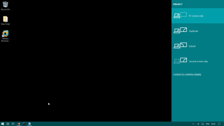 How to Connect a Second Monitor or Projector in Windows 10