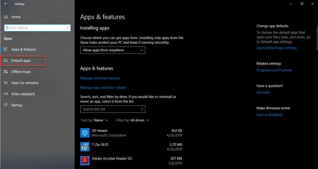 How To Associate A File Extension With A Specific Application In Windows 10