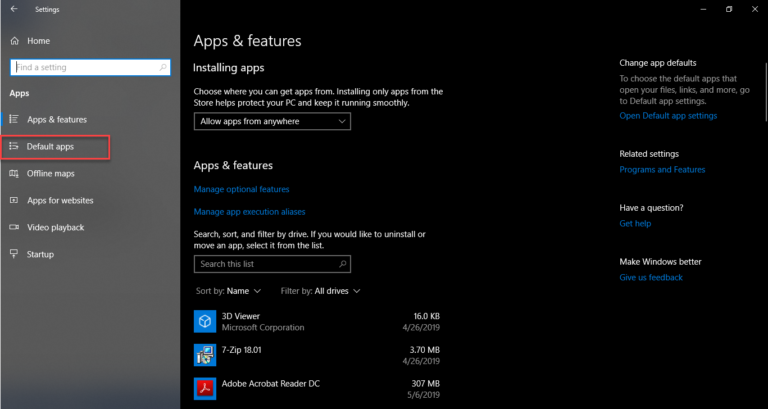 How To Associate A File Extension With A Specific Application In Windows 10