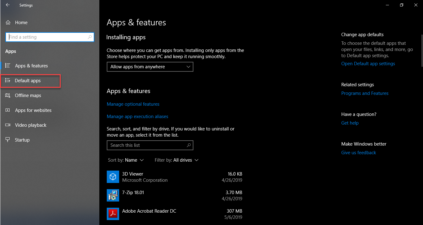 How To Associate A File Extension With A Specific Application In Windows 10
