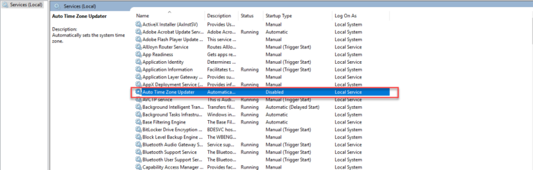 How to Enable, Disable, Start and Stop a Service in Windows 10