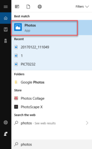 How to use Google Photos in Windows 10