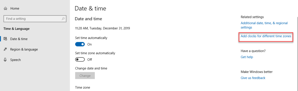 How to display multiple time zone clocks in the Taskbar on Windows