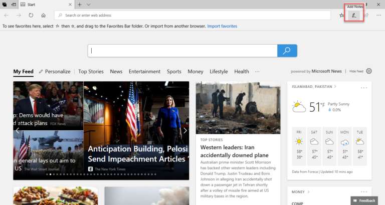 How to make notes on web pages with Microsoft Edge in Windows 10