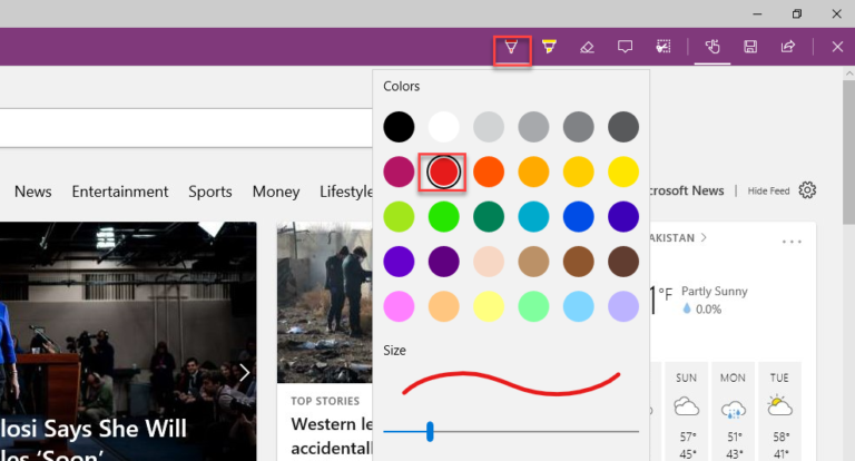 How to make notes on web pages with Microsoft Edge in Windows 10
