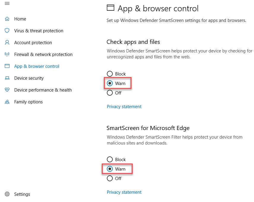 Enable Smartscreen Filter For Web Content In Windows 10