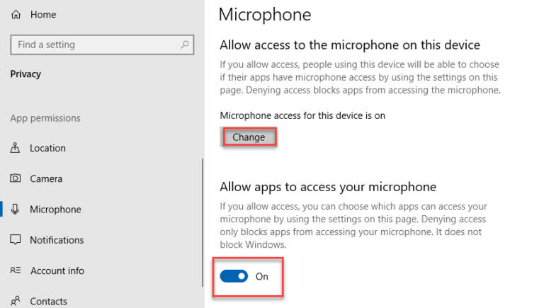 How to see what applications on Windows 10 use your microphone
