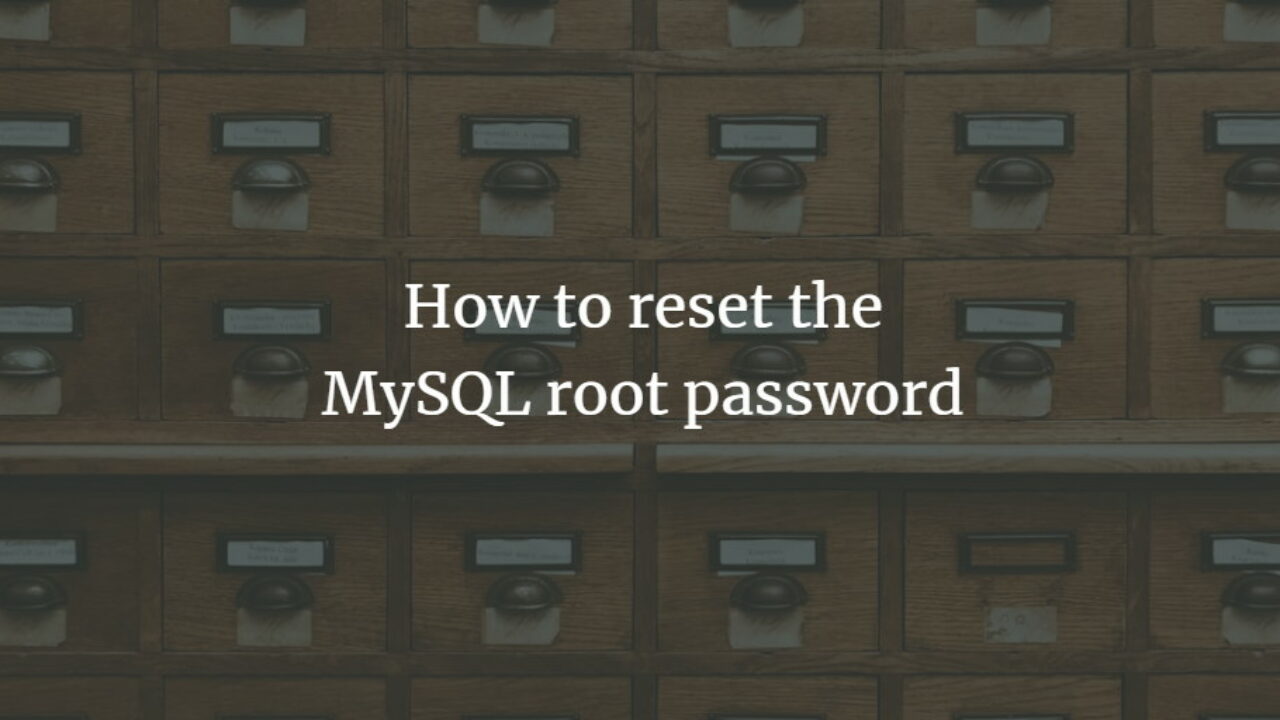 Mysql Login As Root