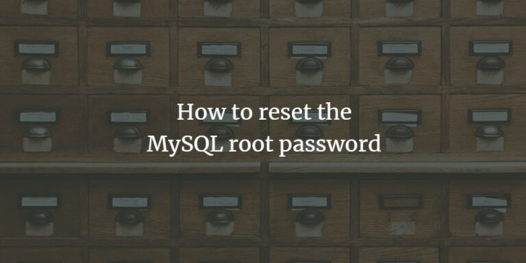 MySQL Archives FAQforge