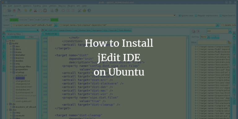 How to Install jEdit Development Environment on Ubuntu