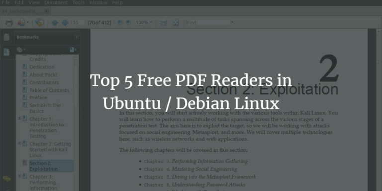 5 Free PDF Readers in Ubuntu / Debian Linux