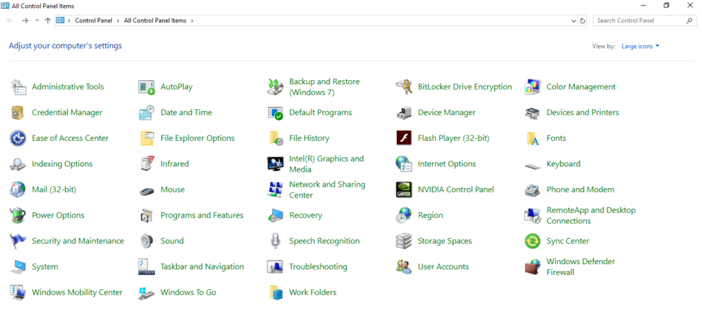 How to find system settings easily on Windows 10