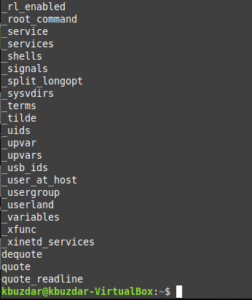 Get a list of all available Linux commands that you can use